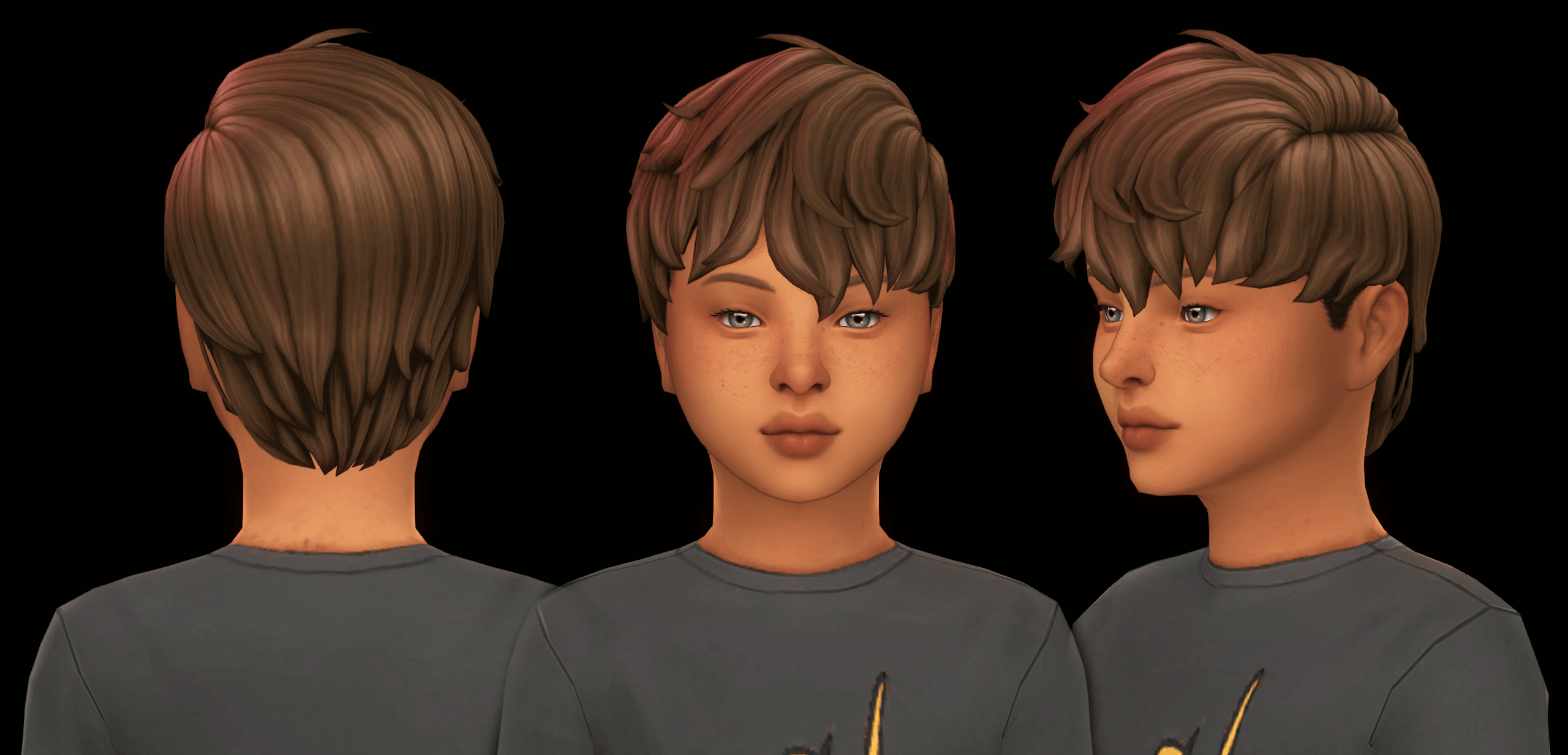 Ani Hair for Kids (marsosims) - The Sims 4 Create a Sim - CurseForge