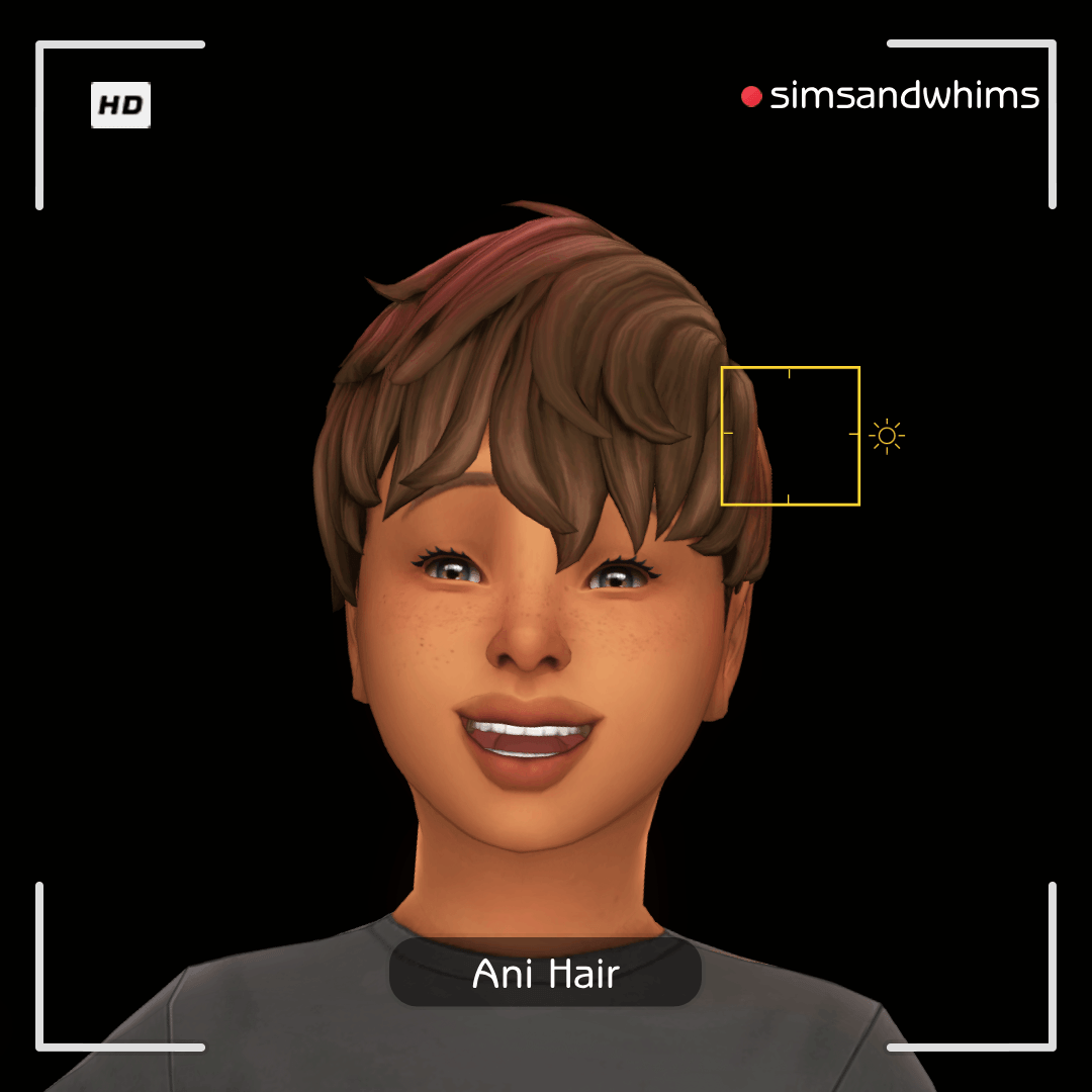 Ani Hair for Kids (marsosims) - The Sims 4 Create a Sim - CurseForge