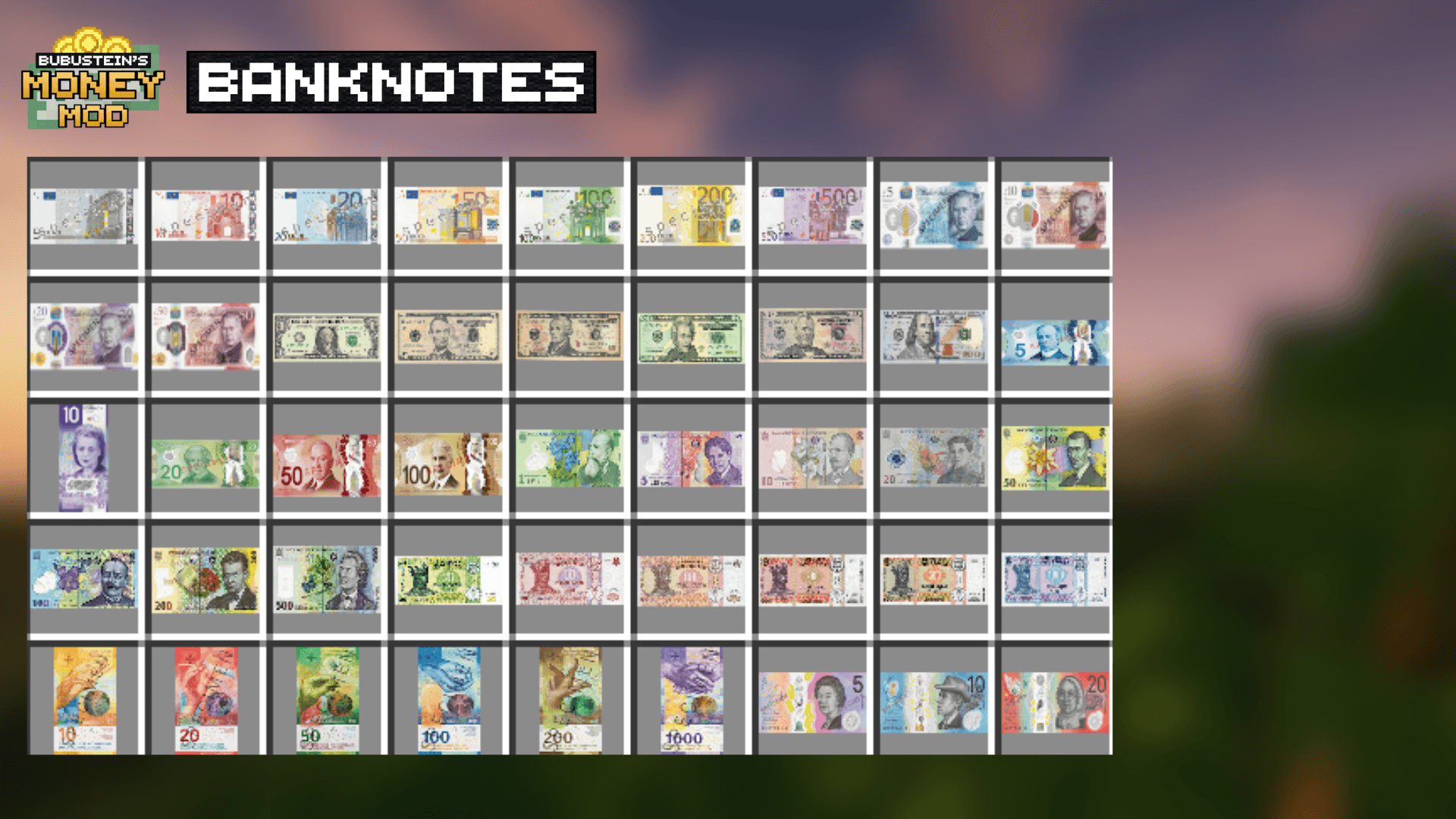 Bubustein's Money - Gallery - Minecraft Mods - CurseForge