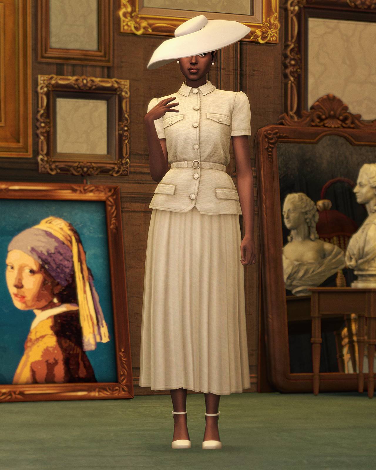 Daphne Two-Piece Dress - Princess of XVII - The Sims 4 Create a Sim ...