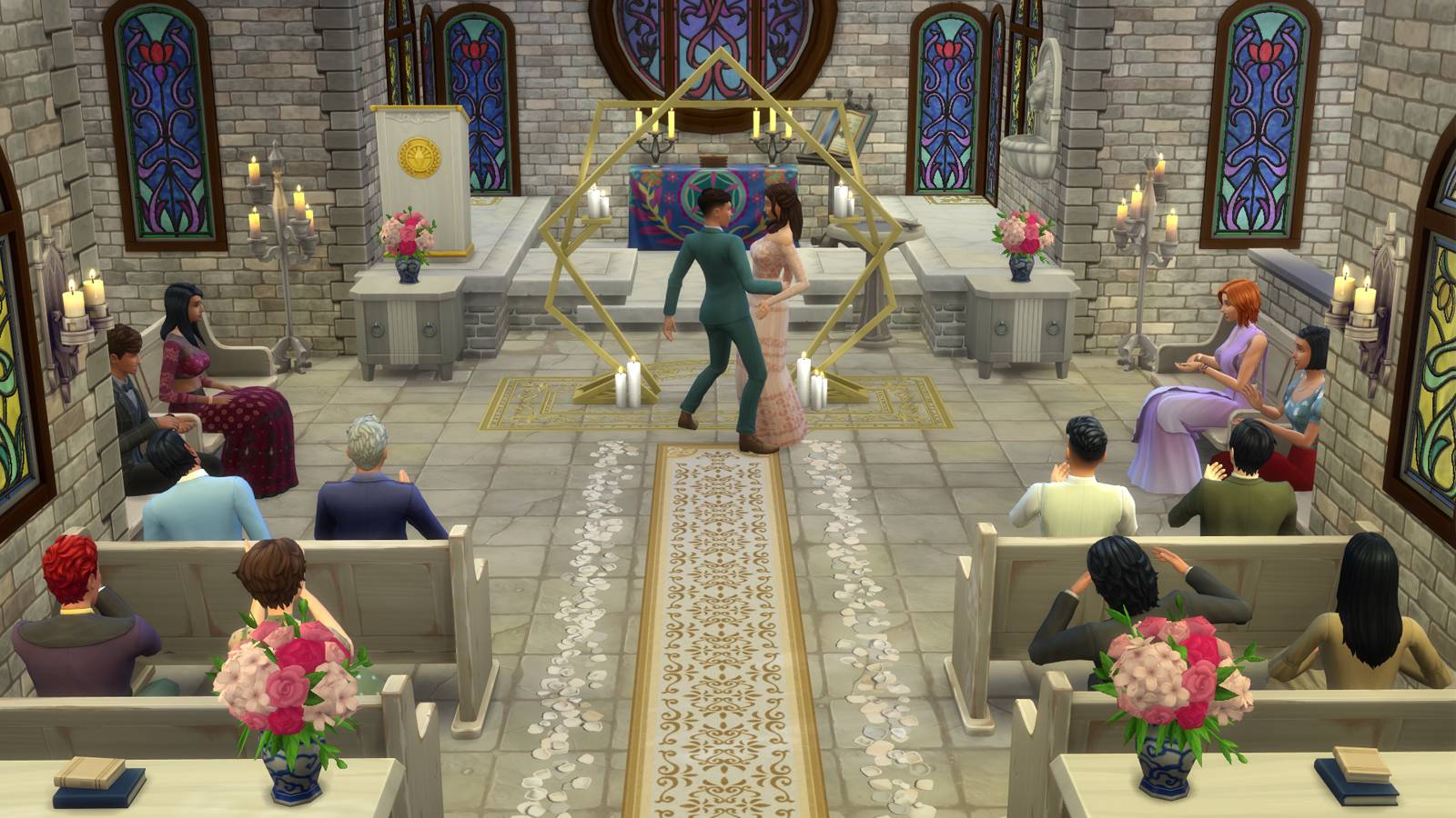 Sit at Weddings - My Wedding Stories - Gallery - The Sims 4 Mods ...