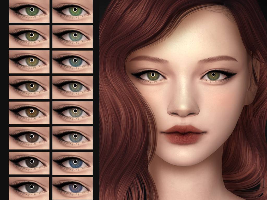 Selina Eye Lenses - The Sims 4 Create a Sim - CurseForge