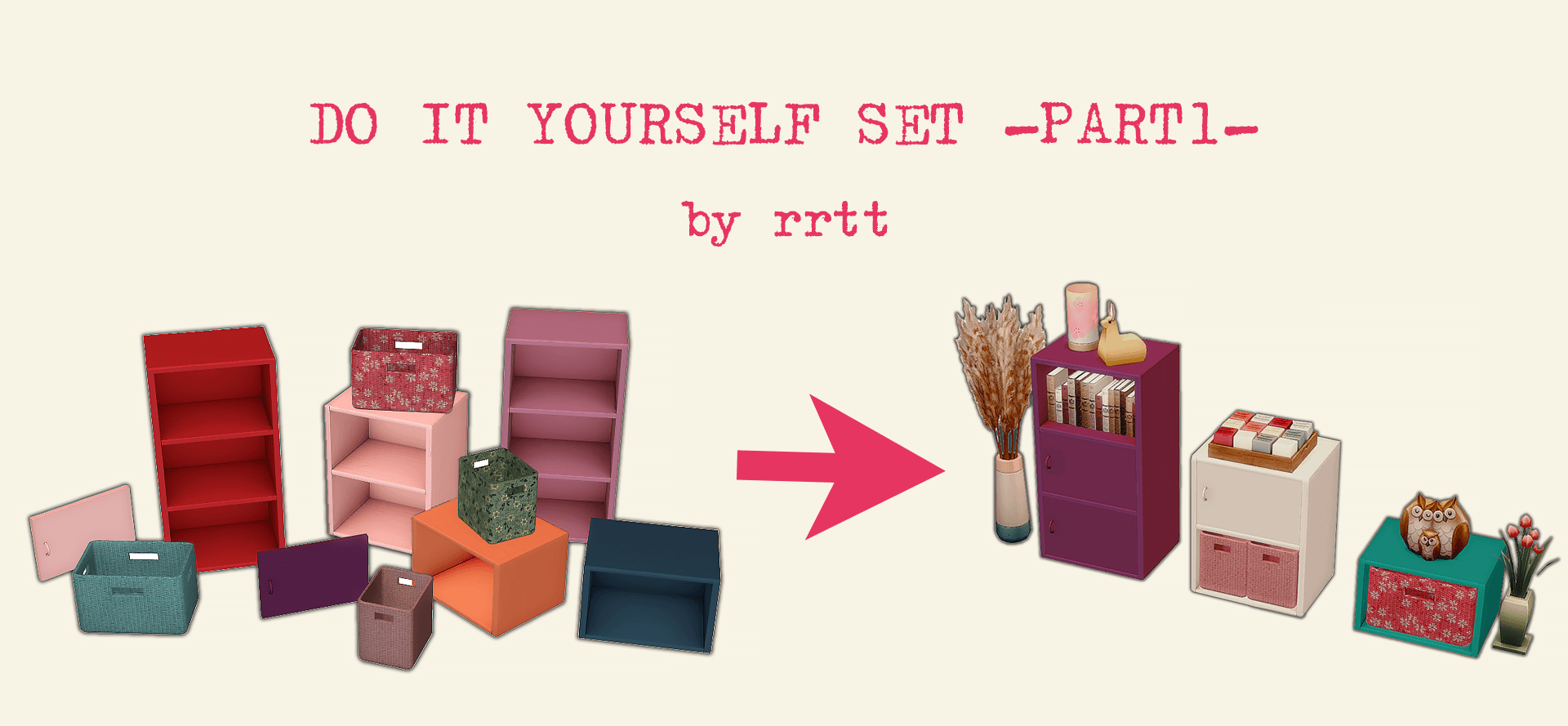 Do It Yourself Set -Part 1- 1 Shelves (Light Color) - Gallery - The ...