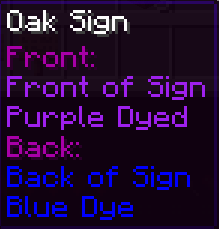Improved Signs - Gallery - Minecraft Mods - CurseForge