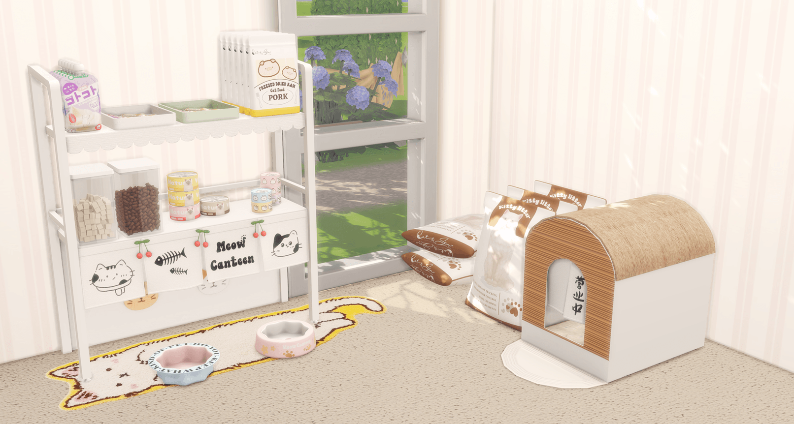 Meow Canteen Set - The Sims 4 Build / Buy - CurseForge