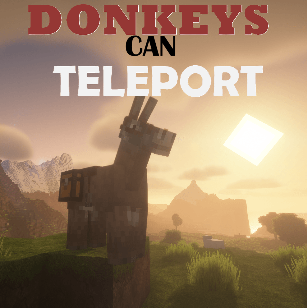 Donkeys Can Teleport - Gallery - Minecraft Mods - CurseForge