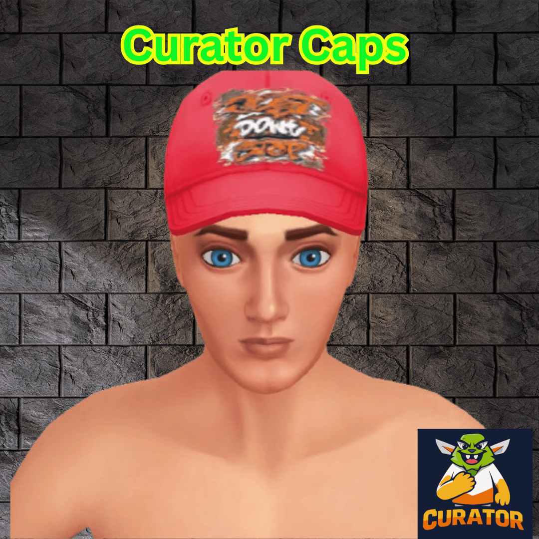 Curator Cap Designs CD005 - Base game compatible - The Sims 4 Create a ...