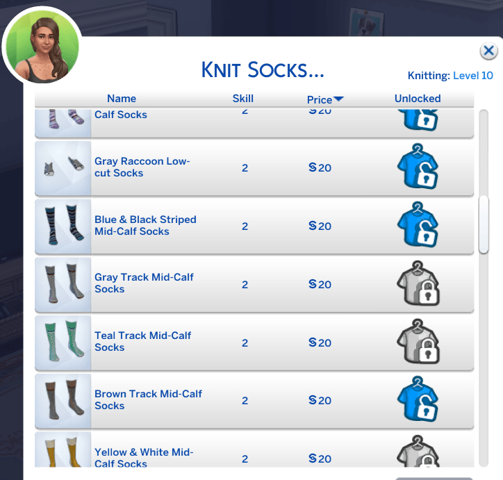 Knitting Unlocks Bug Fix - Gallery - The Sims 4 Mods - CurseForge