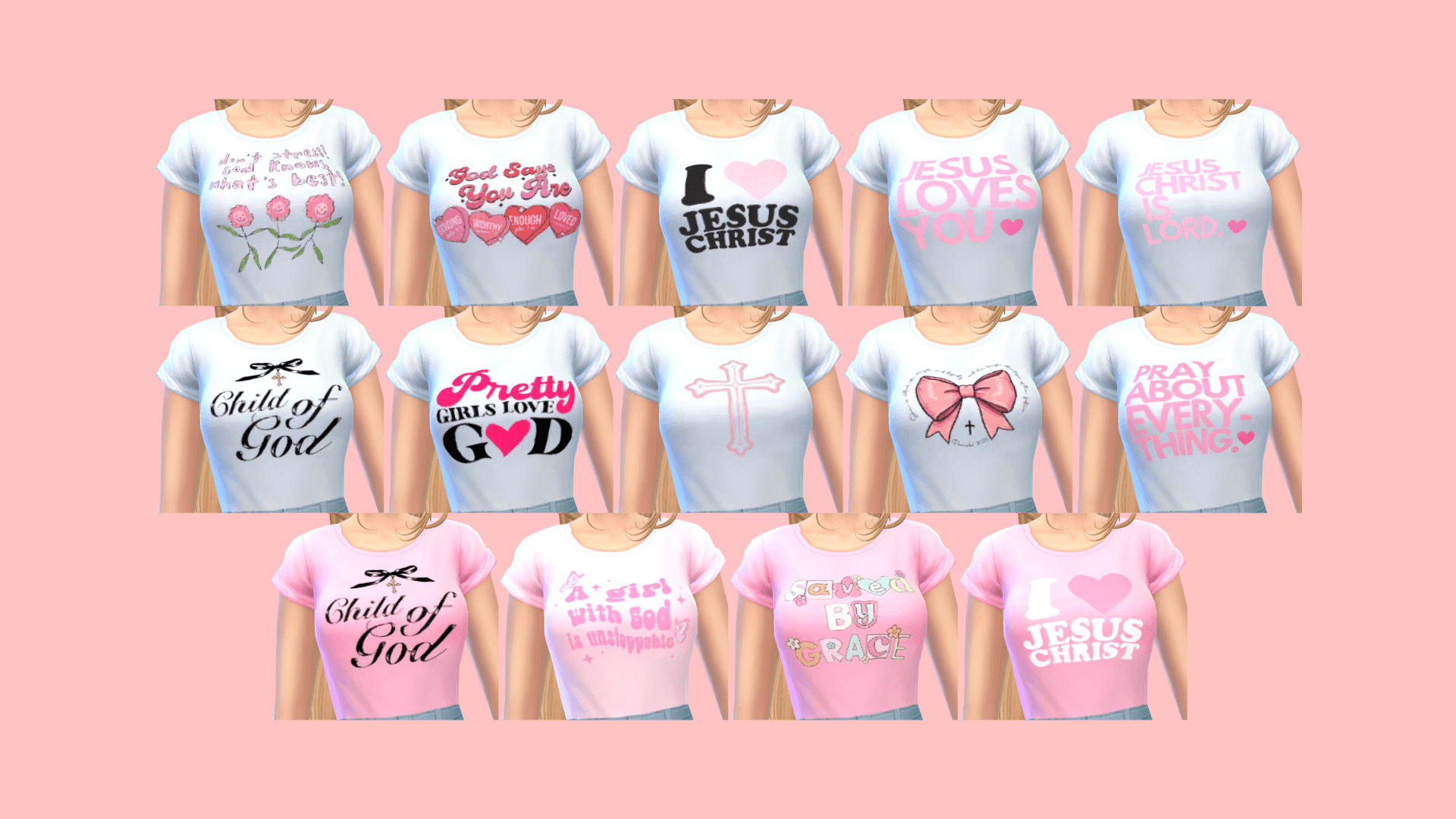 Christian Tees - Gallery - The Sims 4 Create a Sim - CurseForge