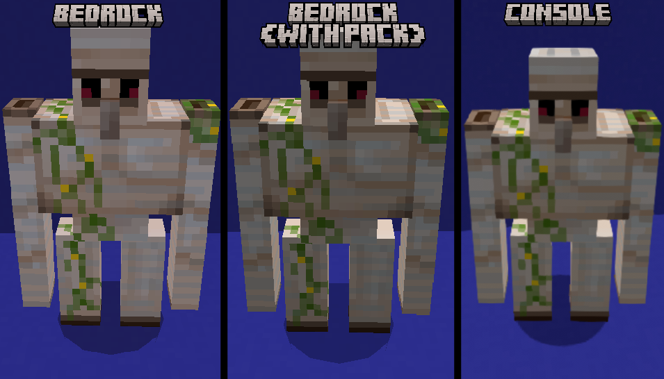 Console Mob Shading - Minecraft Bedrock Texture Packs - CurseForge