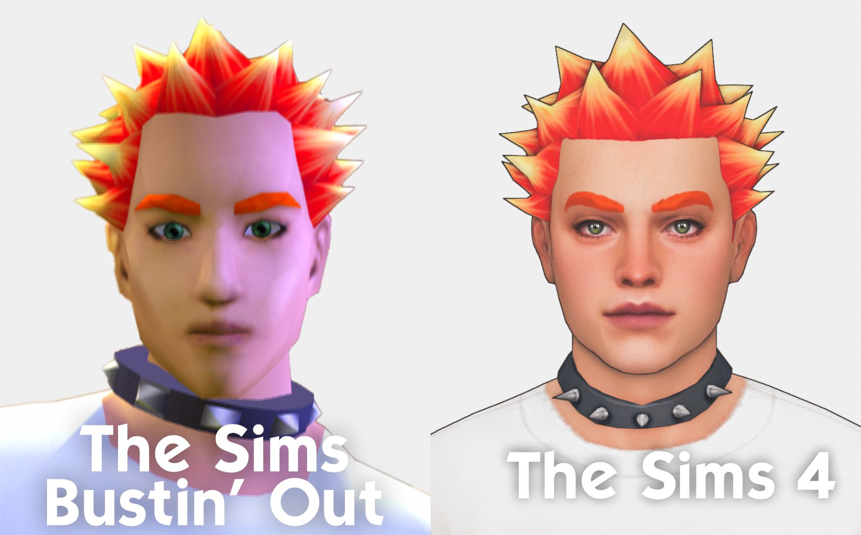 Rob Tutti Hair (The Sims Bustin' Out to TS4 hair conversion) - The Sims ...