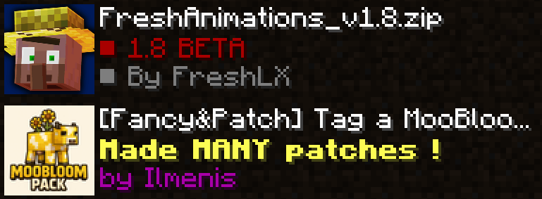 Tag a MooBloom pack x Fresh Animations - Gallery - Minecraft Resource ...