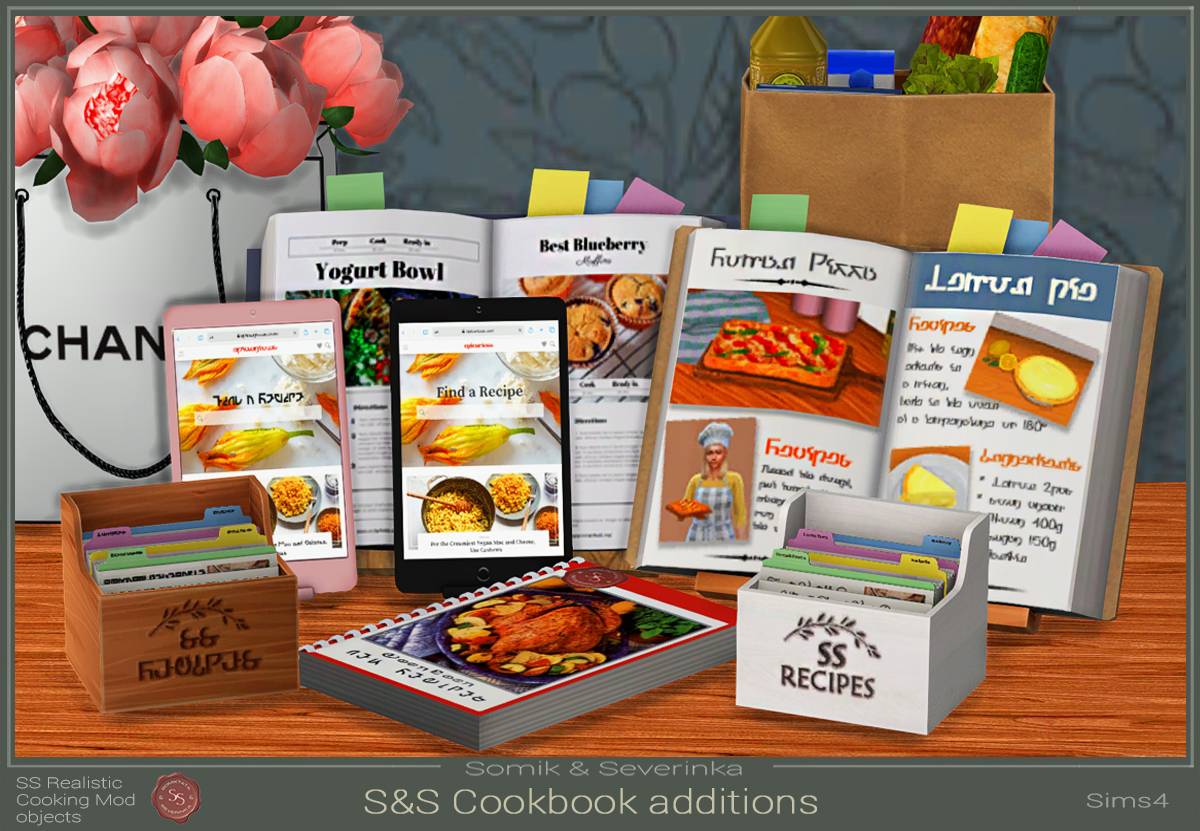 Cookbook S&S (Addons) - The Sims 4 Mods - CurseForge