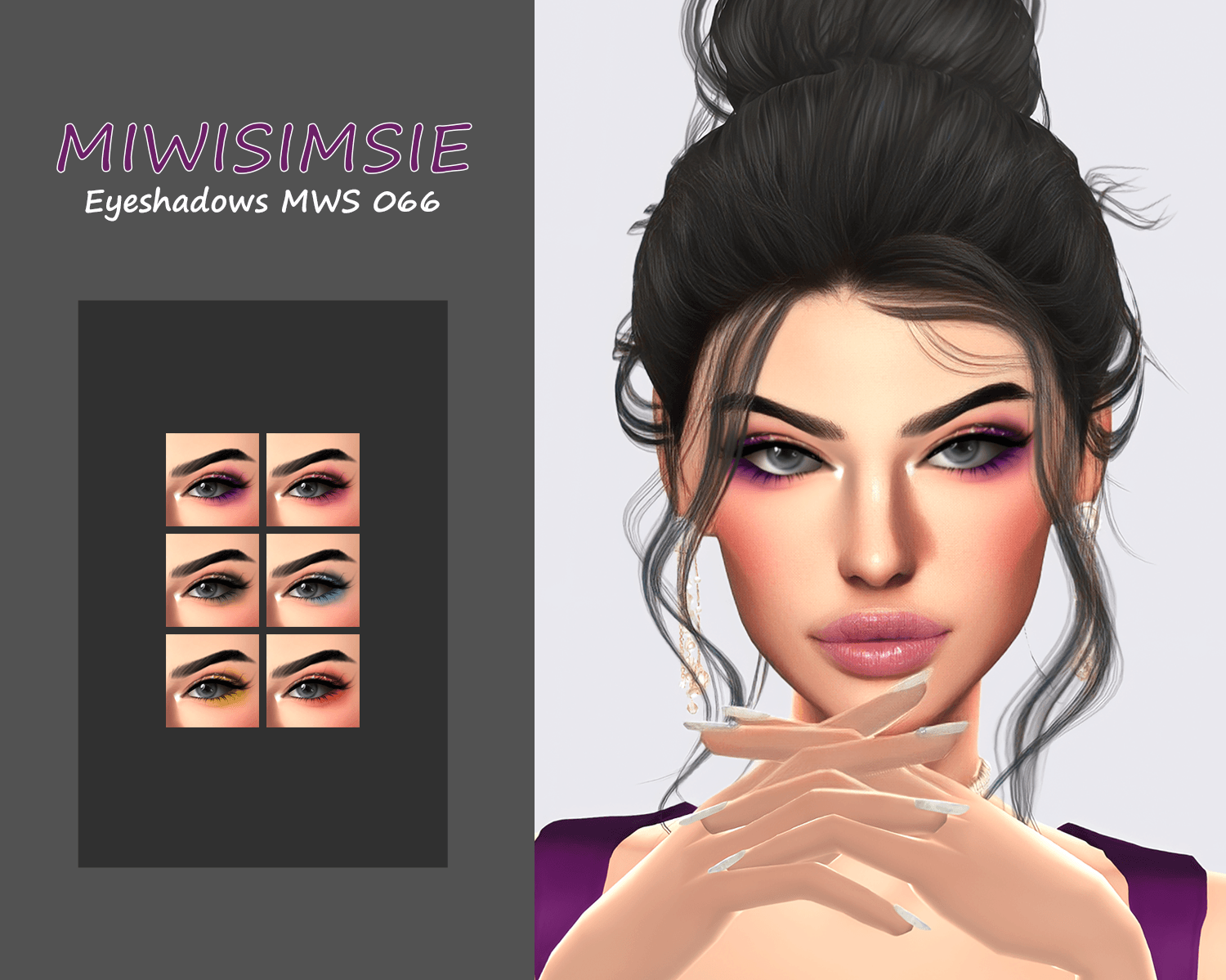 Eyeshadows MWS 066 - Gallery - The Sims 4 Create a Sim - CurseForge