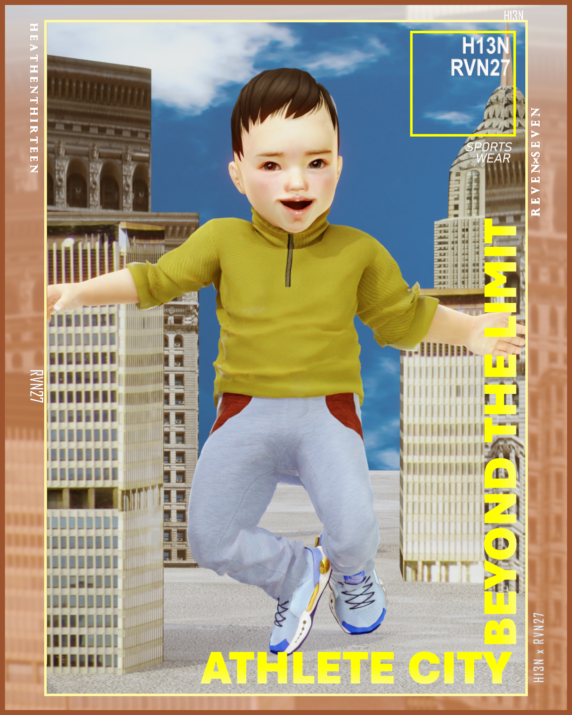 Infant's Rolled Up Quarter Zip Slim Fit Hoodie - The Sims 4 Create a ...