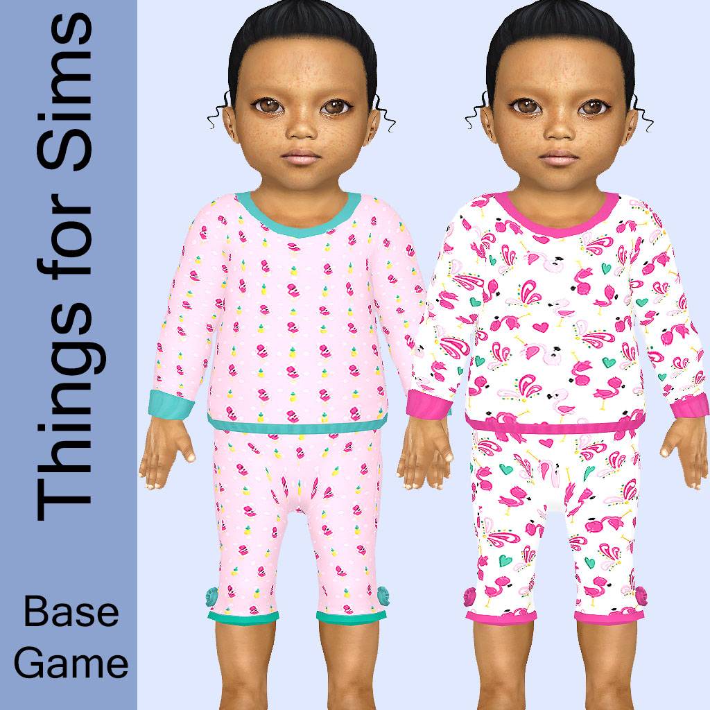 Infants Flamingo Pajamas Bottom - Gallery - The Sims 4 Create a Sim ...
