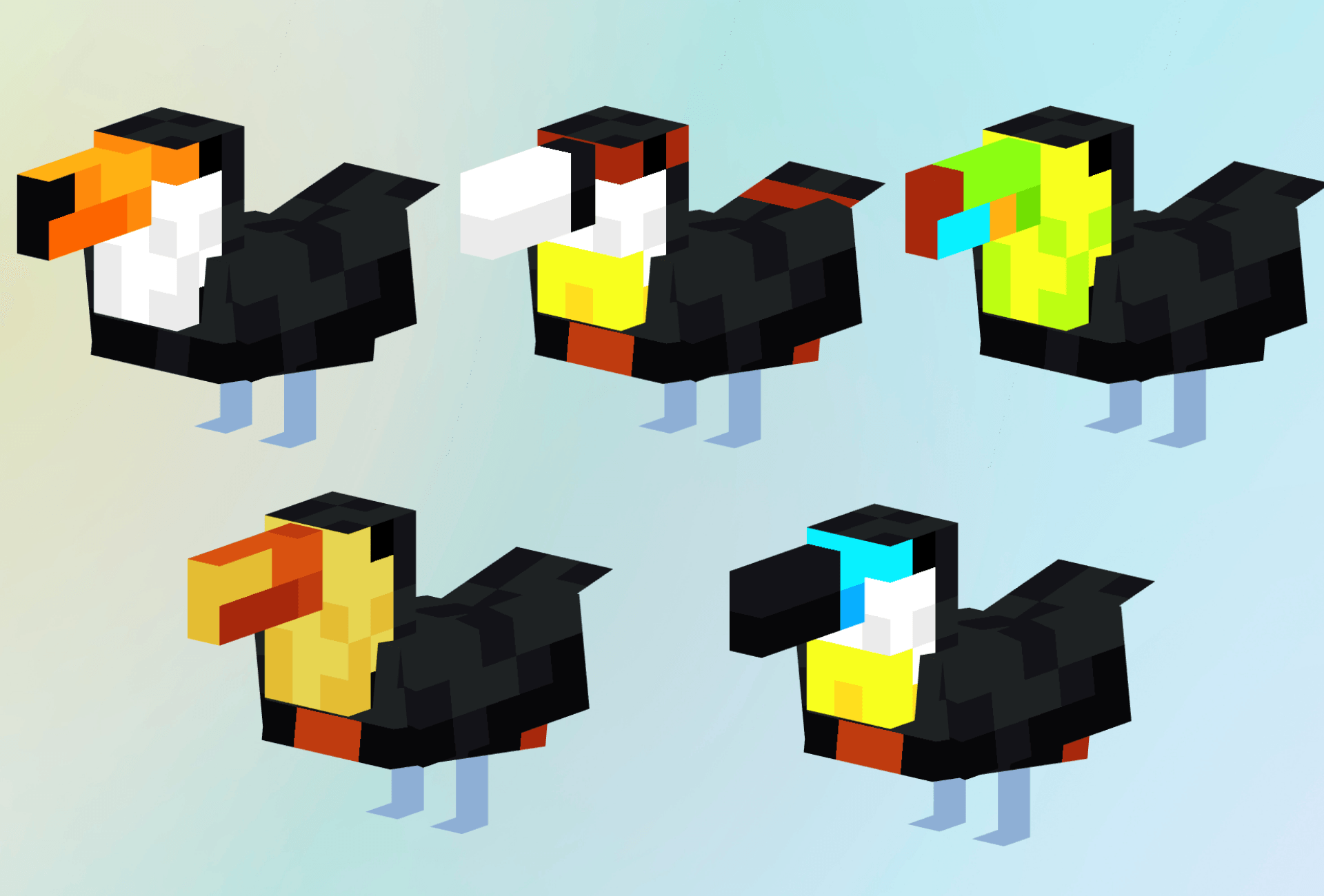 Prettier Parrots - Gallery - Minecraft Resource Packs - CurseForge