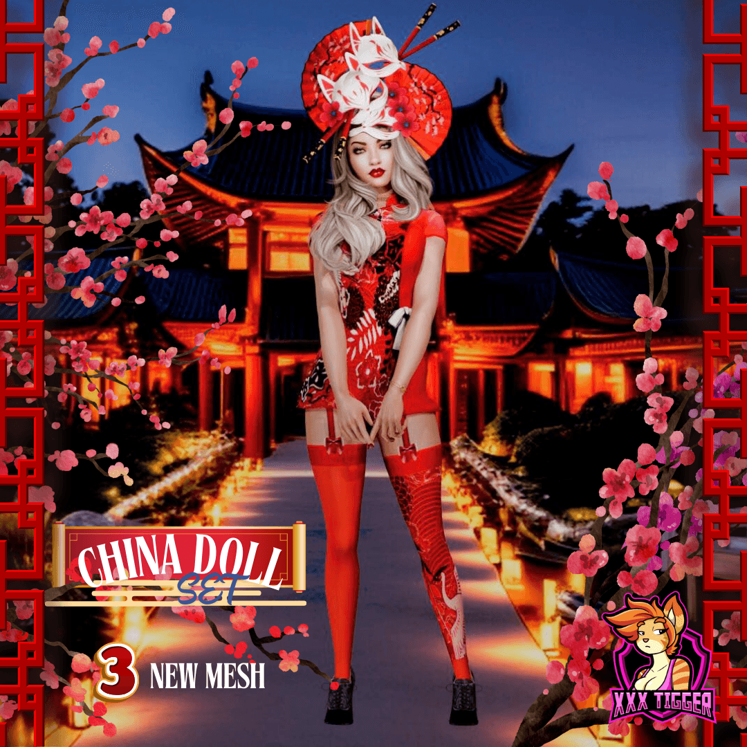 China Doll Set-HEADPIECE - Gallery - The Sims 4 Create a Sim - CurseForge