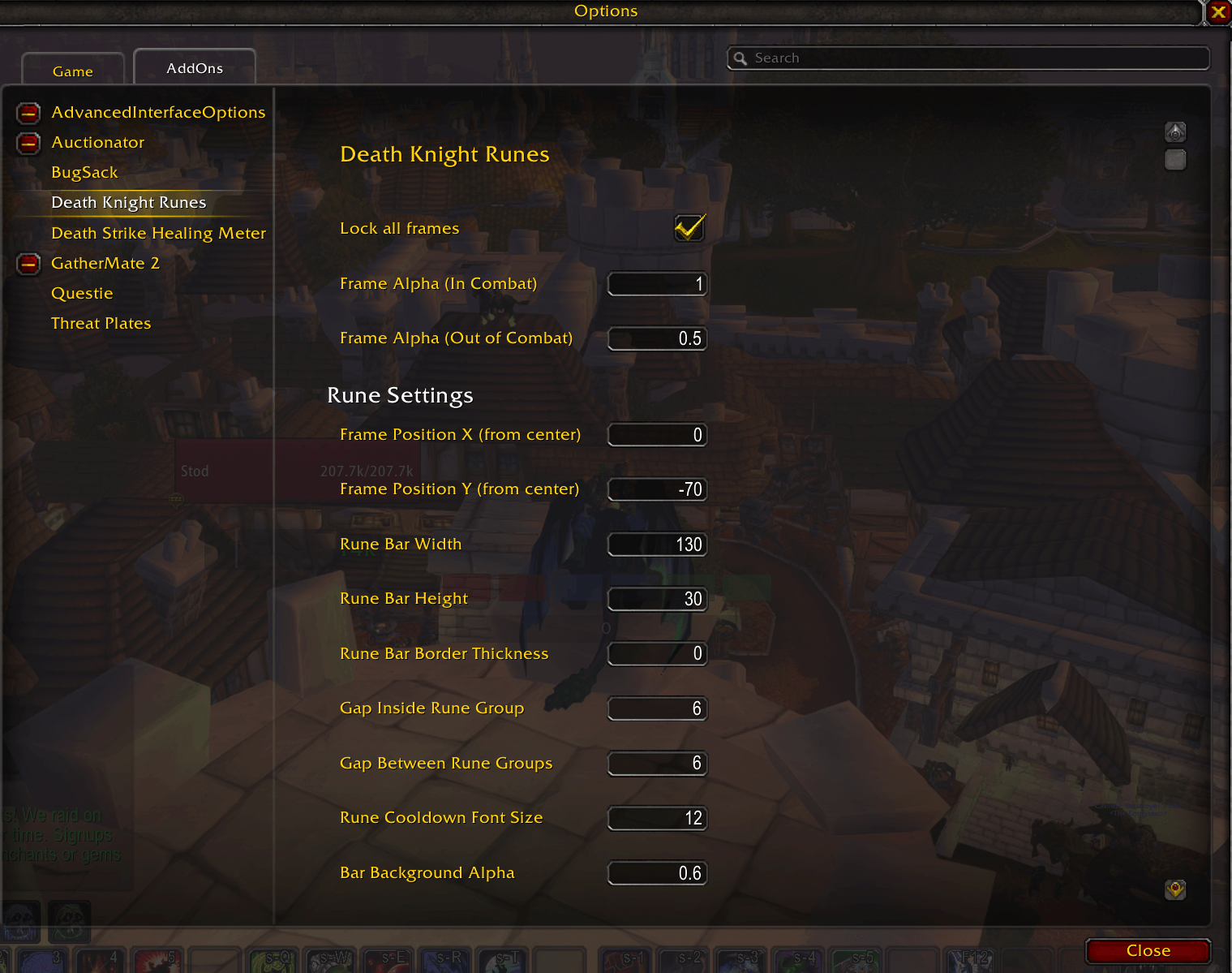 Death Knight Runes - Gallery - World of Warcraft Addons - CurseForge