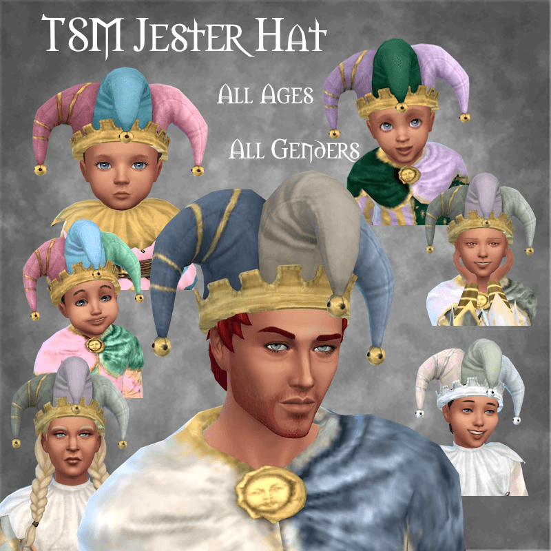 TSM Jester Hat for all the family - Gallery - The Sims 4 Create a Sim ...