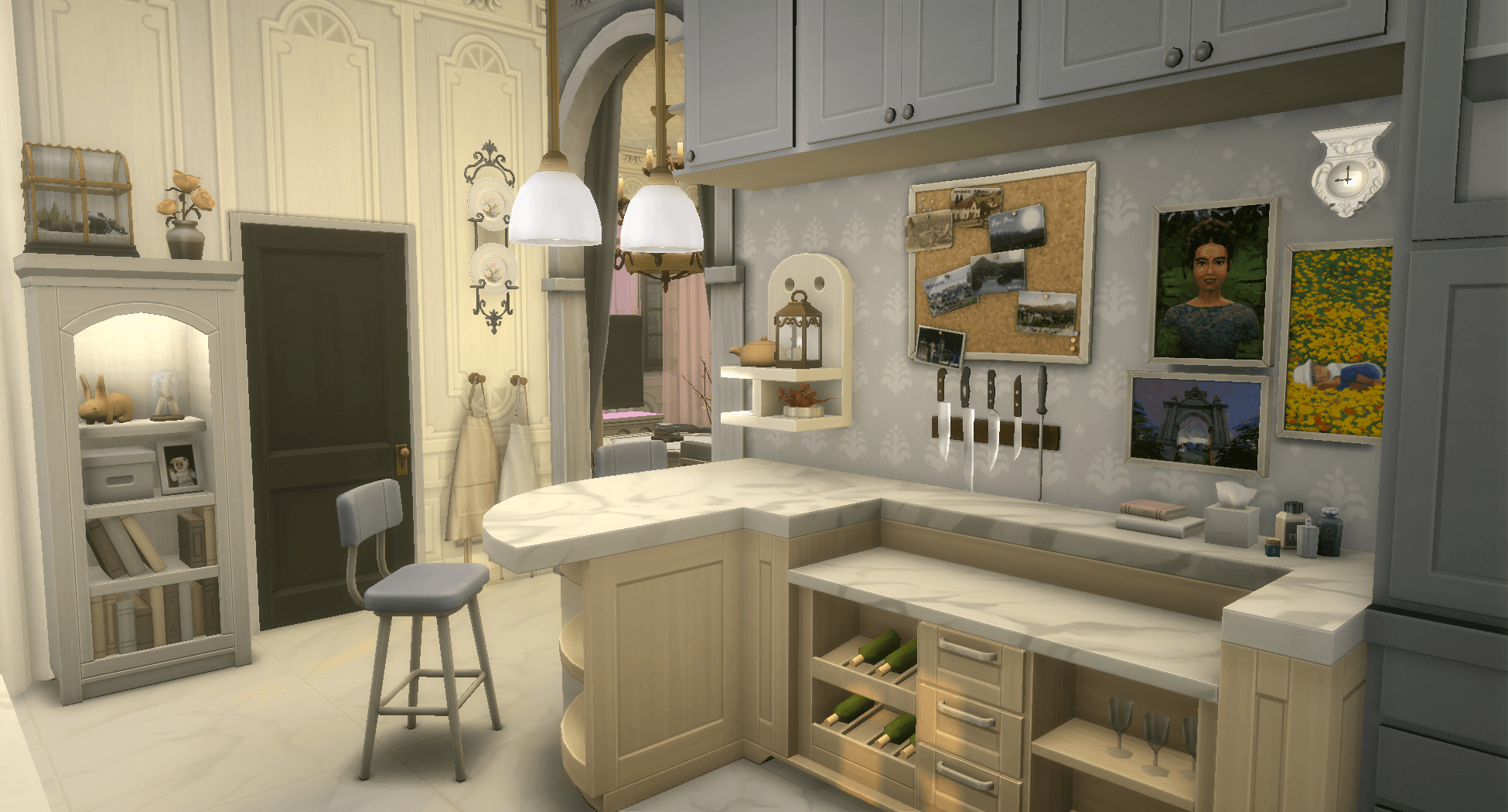 Celestial Howl Manor | Life and Death | No CC - The Sims 4 Rooms / Lots ...