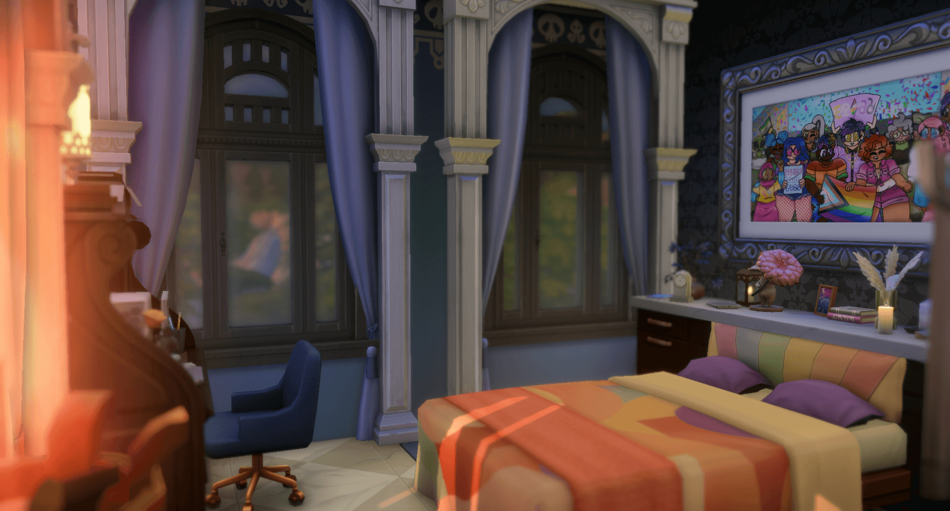 Celestial Howl Manor | Life and Death | No CC - The Sims 4 Rooms / Lots ...