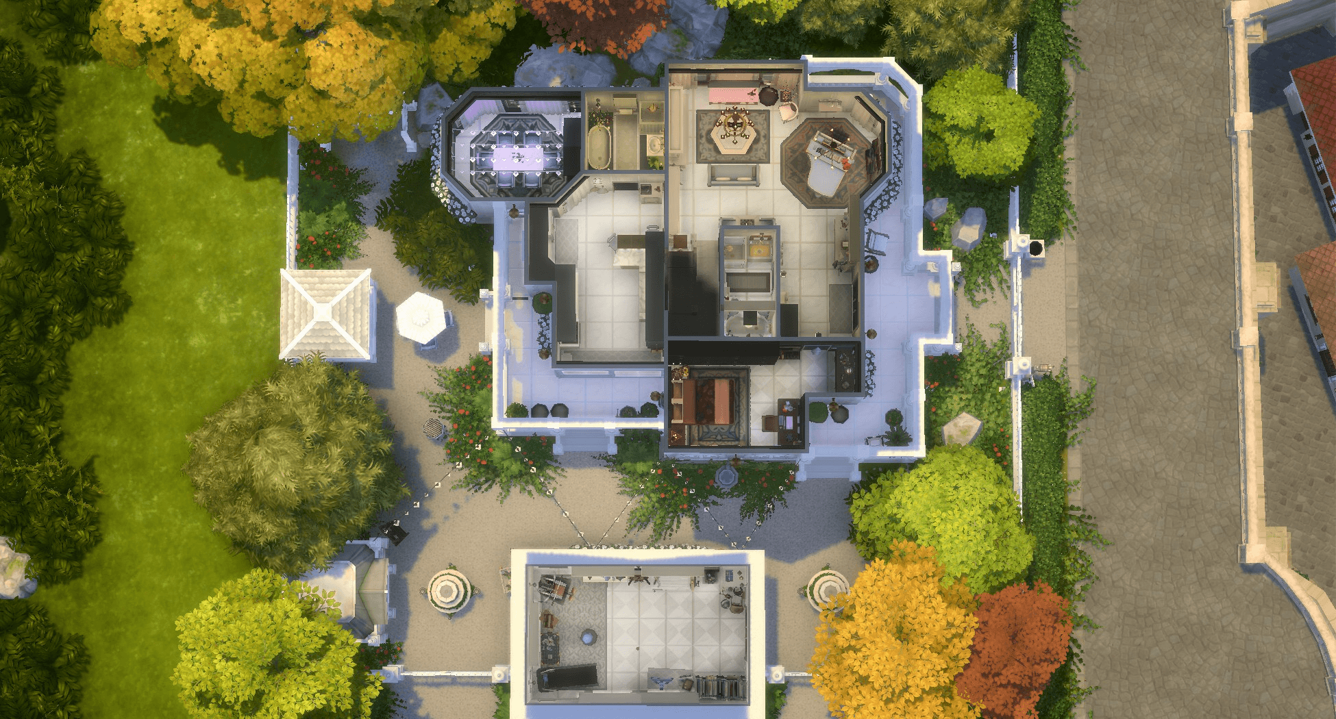 Celestial Howl Manor | Life and Death | No CC - The Sims 4 Rooms / Lots ...