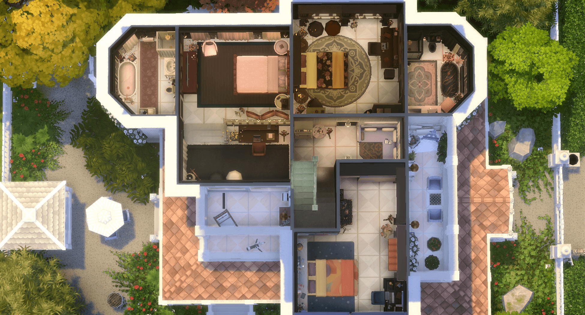 Celestial Howl Manor | Life and Death | No CC - The Sims 4 Rooms / Lots ...