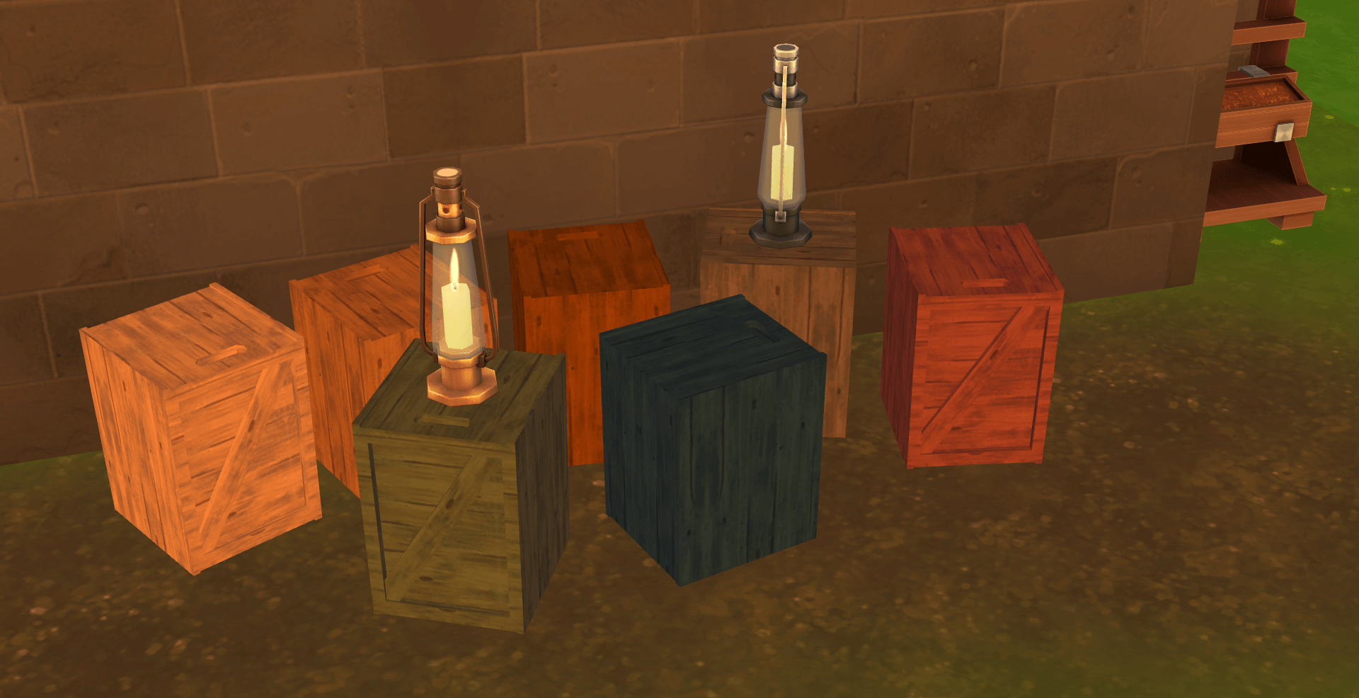 Wooden Crate Boxes [BASE GAME] - Gallery - The Sims 4 Build / Buy ...