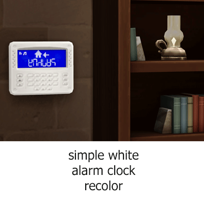 Simple White Alarm System - [Base Game] - Gallery - The Sims 4 Build ...