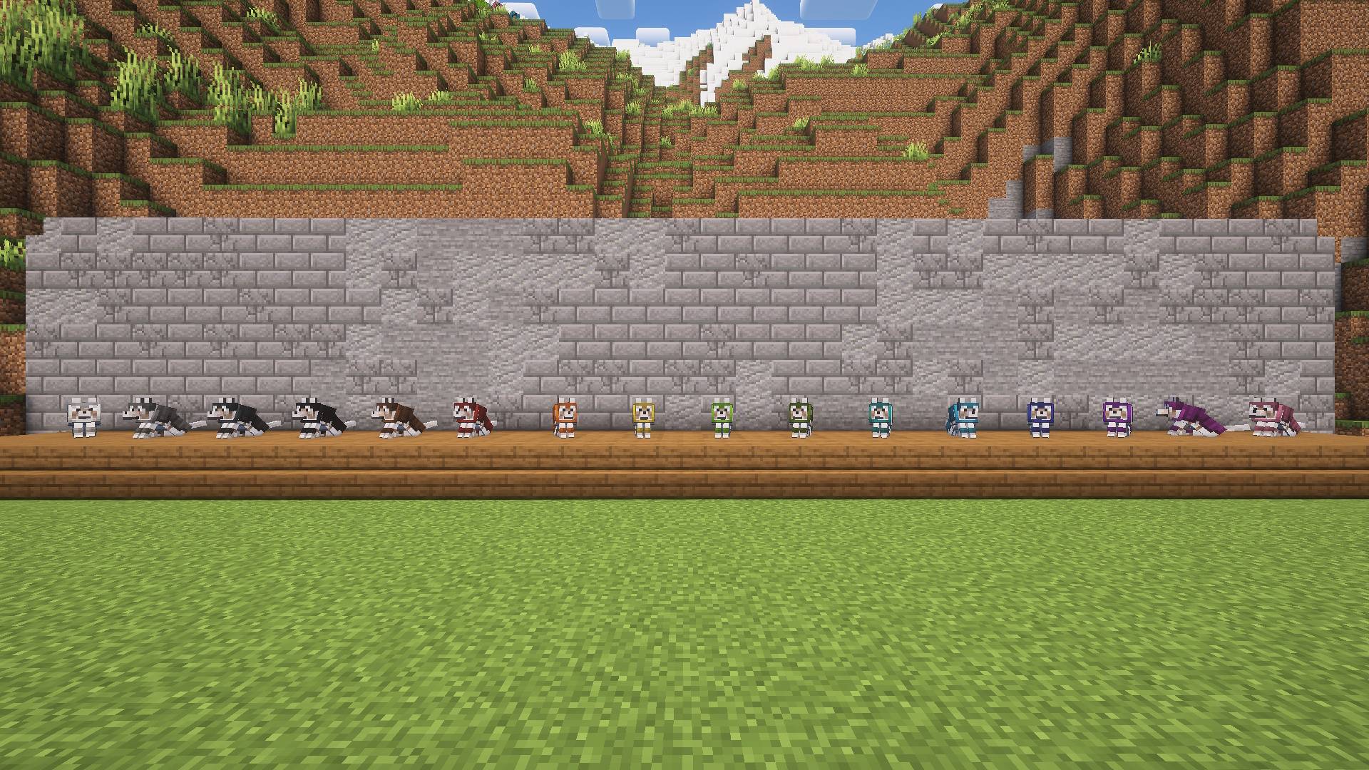 Colourful Wolf Armour - Gallery - Minecraft Resource Packs - CurseForge