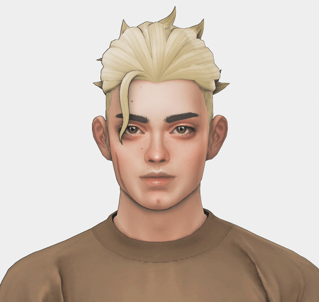 Hunter Hair [JOSH JO_SE_OH] - The Sims 4 Create a Sim - CurseForge