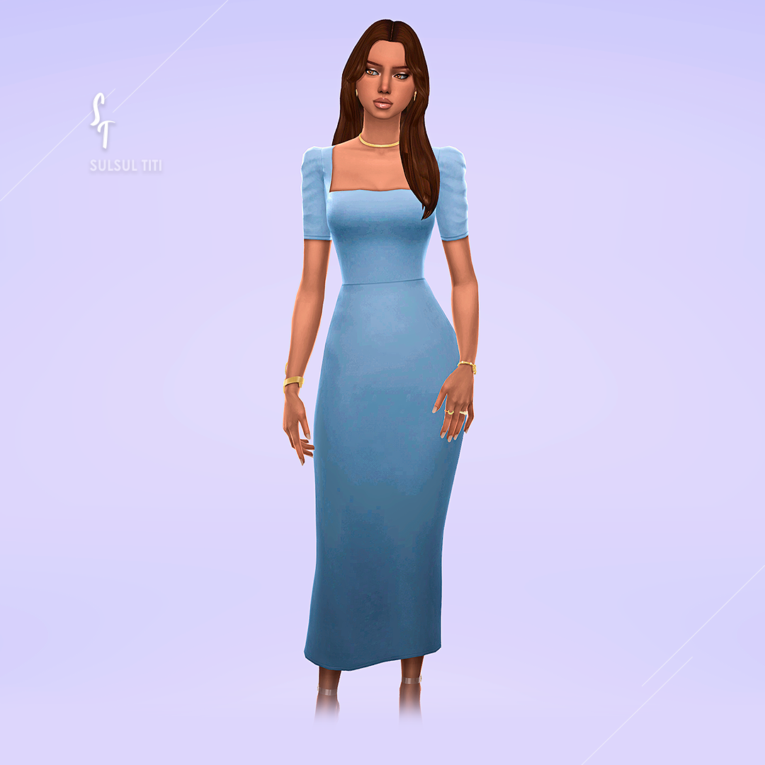 Woman Gown - Pamela - Version 1 - Gallery - The Sims 4 Create a Sim ...