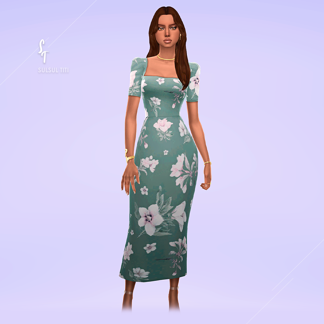 Woman Gown - Pamela - Version 2 - Gallery - The Sims 4 Create a Sim ...