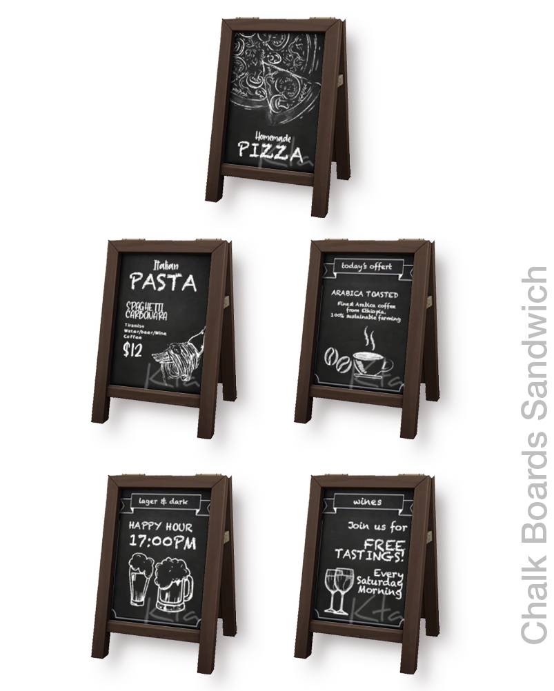 [kta] Chalk Boards 1 - Gallery - The Sims 4 Build / Buy - CurseForge