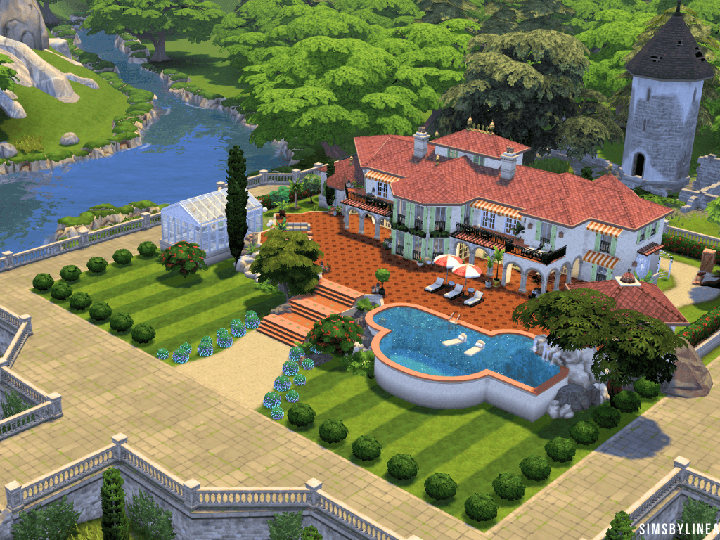 Club Cove Mansion - Gallery - The Sims 4 Rooms / Lots - CurseForge