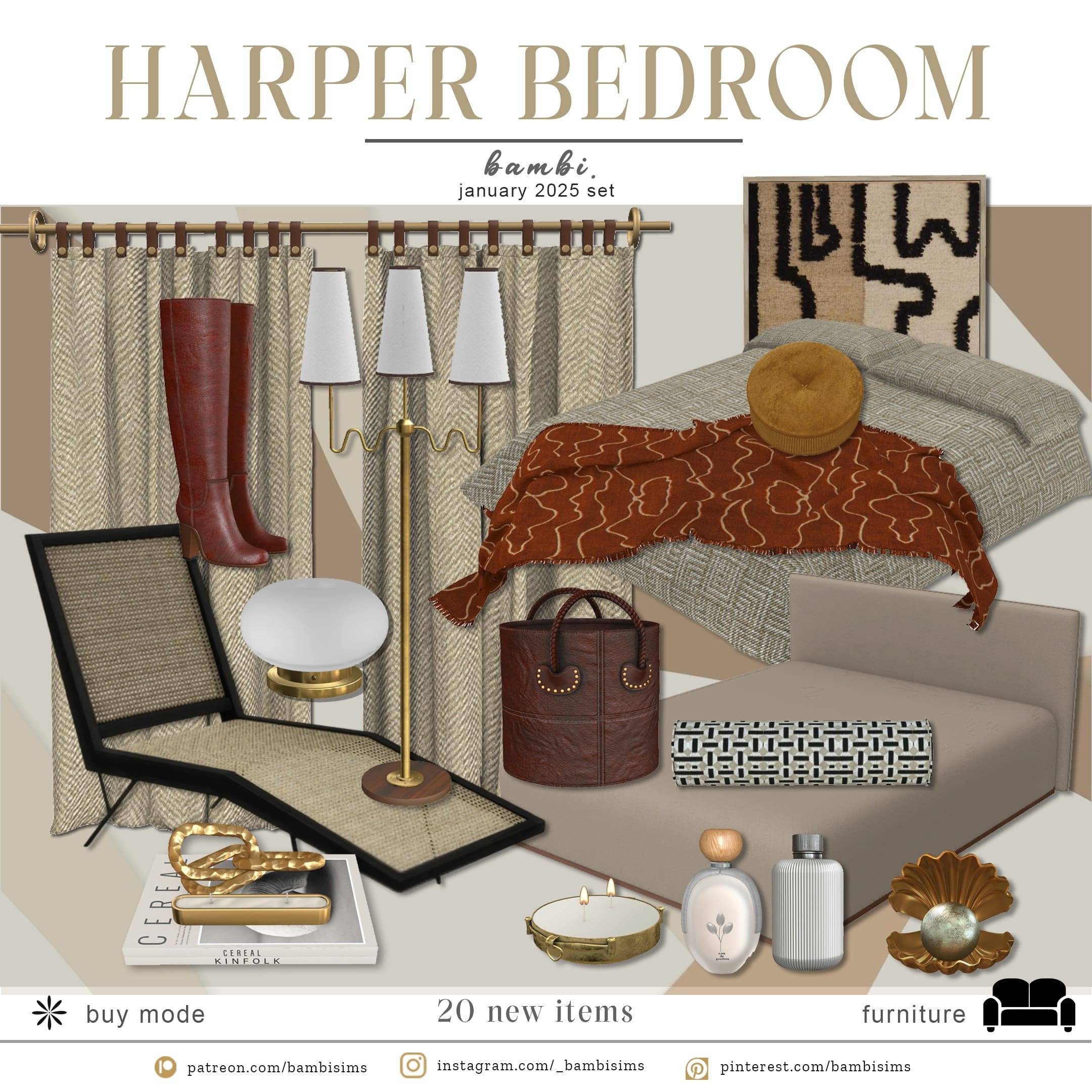 harper bedroom - The Sims 4 Build / Buy - CurseForge