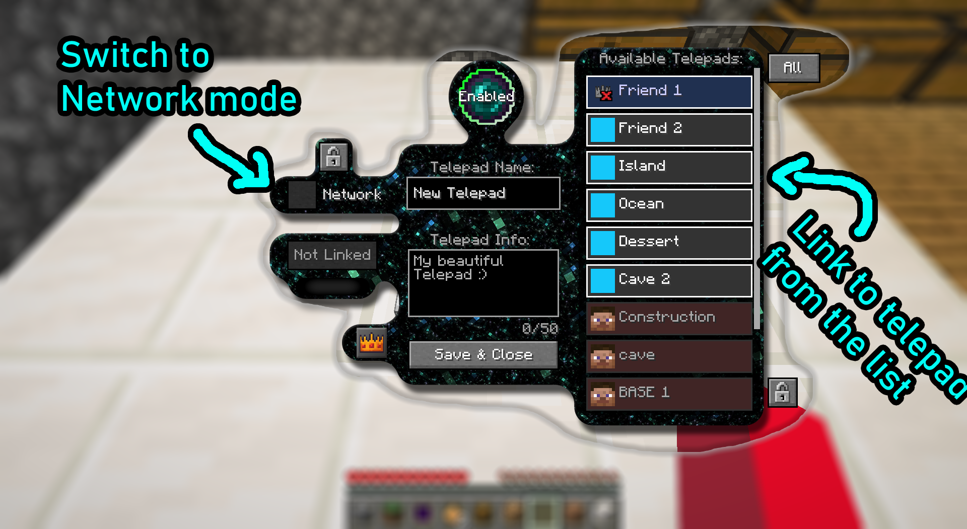Ender Energy Telepads - Minecraft Mods - CurseForge