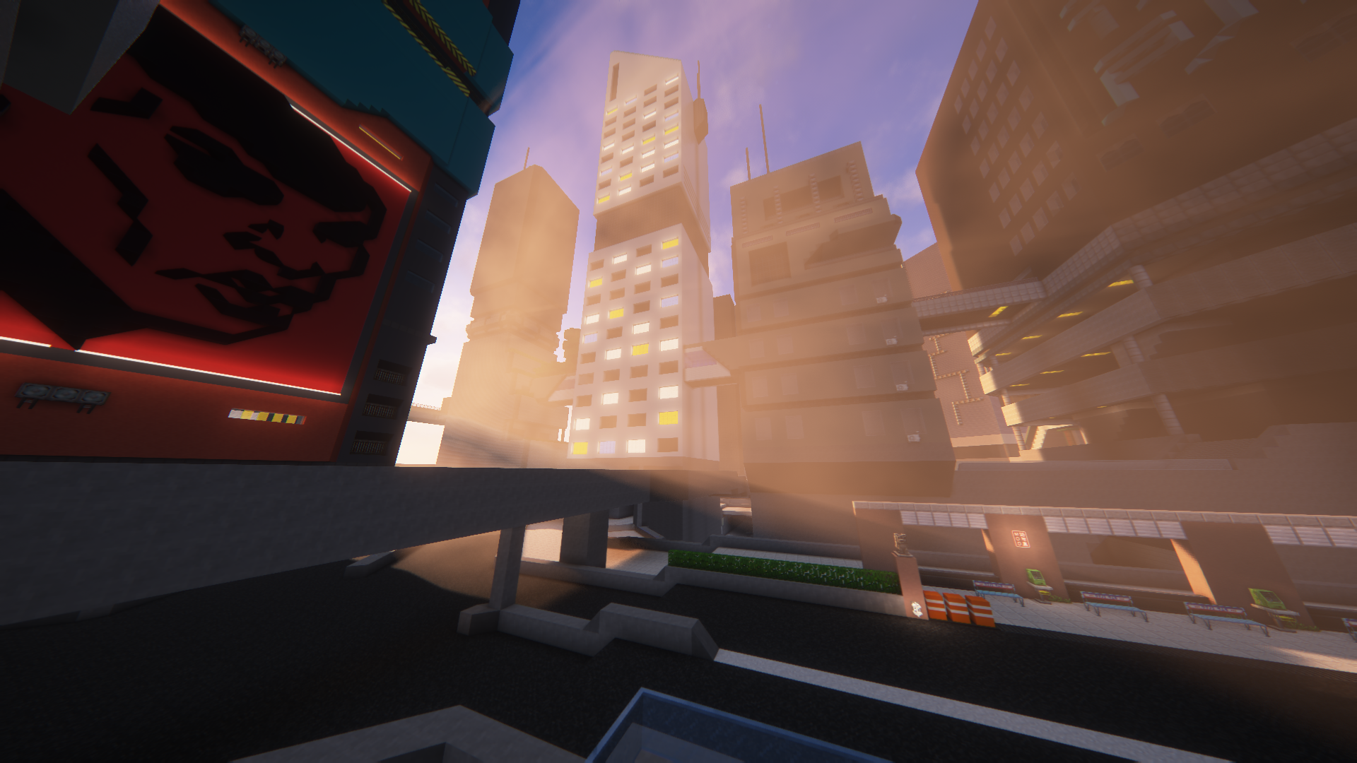 Cyberpunk City modded map - Gallery - Minecraft Worlds - CurseForge