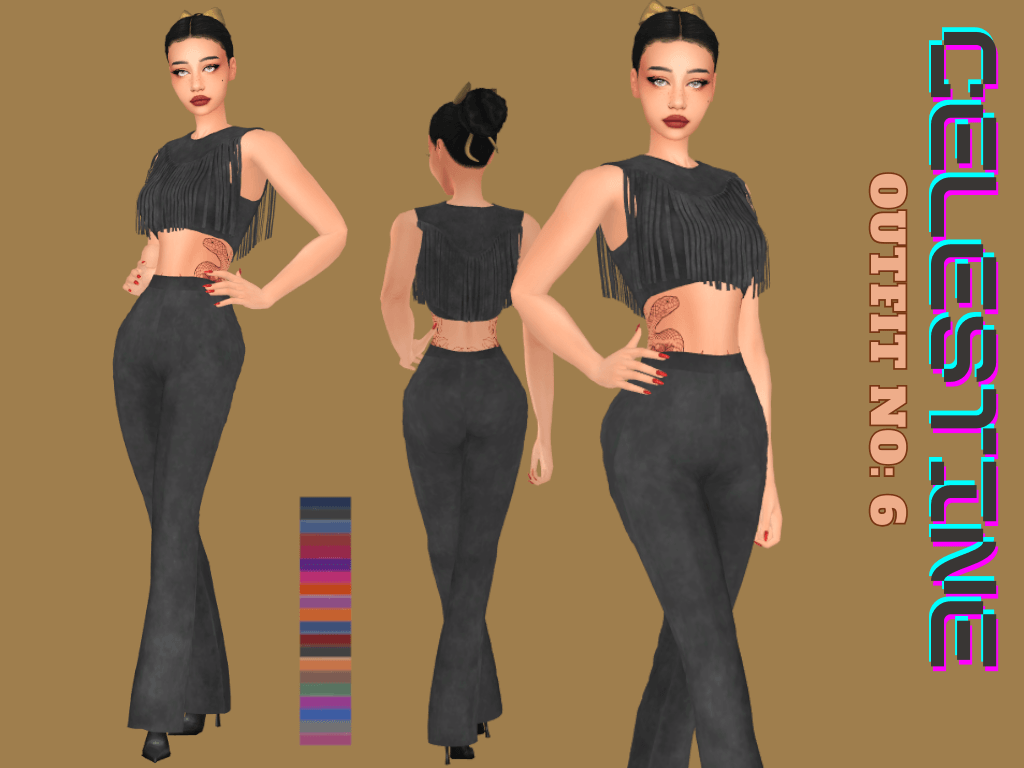 CELESTINE OUTFIT No: 6 - The Sims 4 Create a Sim - CurseForge