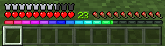 Rainbow XP Bar for Bedrock Edition - Minecraft Bedrock Texture Packs ...