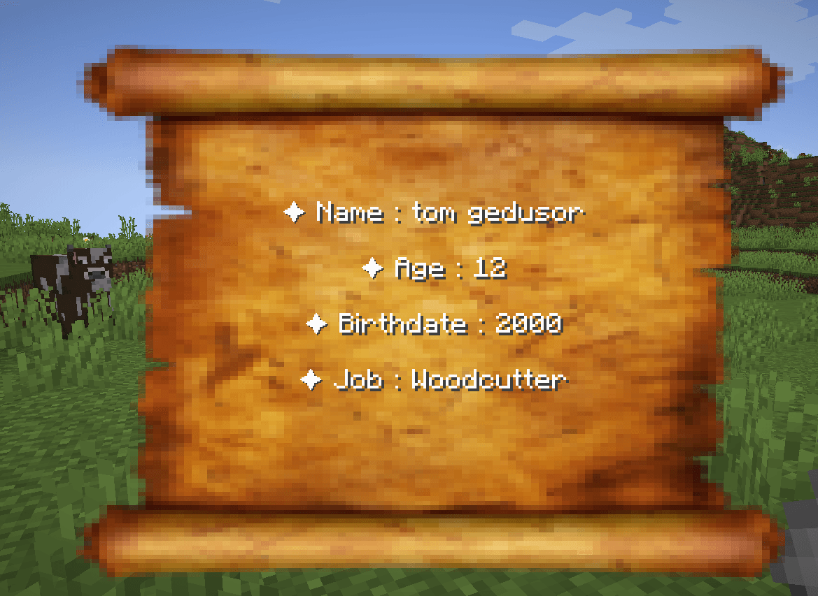 DAIdentity – Immersive Identity Card for Roleplay - Gallery - Minecraft ...