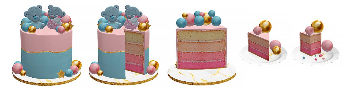 Cakes and cupcakes for the Gender Party - The Sims 4 Mods - CurseForge