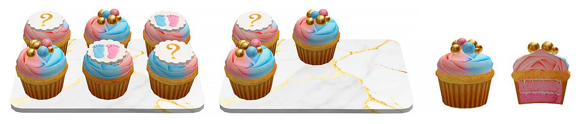 Cakes and cupcakes for the Gender Party - The Sims 4 Mods - CurseForge