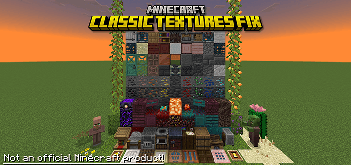 Classic Textures Fix | Minecraft PE Texture Packs Classic Textures Fix | Minecraft PE Texture Packs