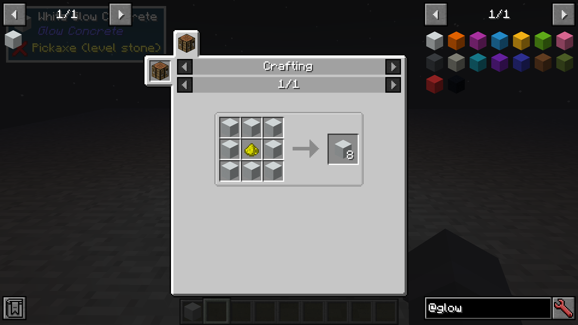 Glow Concrete - Gallery - Minecraft Mods - CurseForge