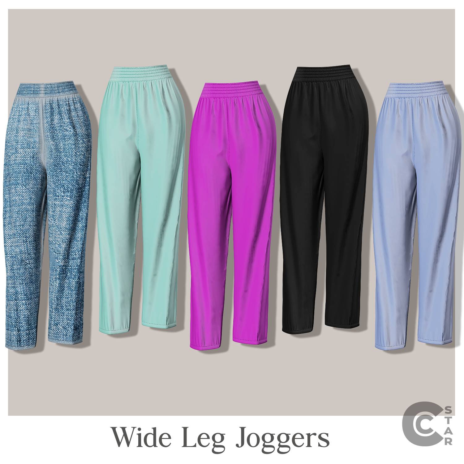 Wide-Leg Joggers - Gallery - The Sims 4 Create a Sim - CurseForge