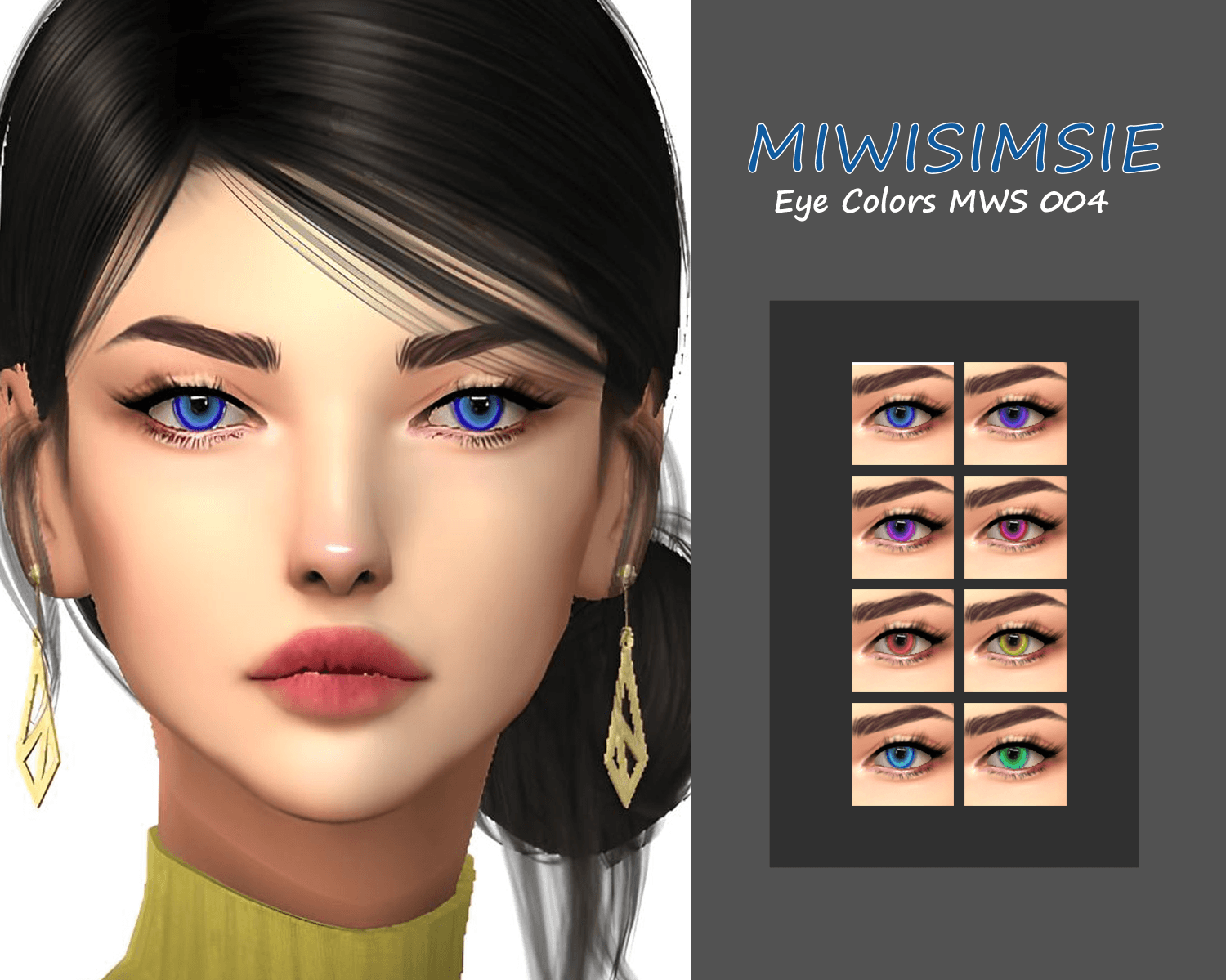 Eye Colors MWS 004 - Gallery - The Sims 4 Create a Sim - CurseForge
