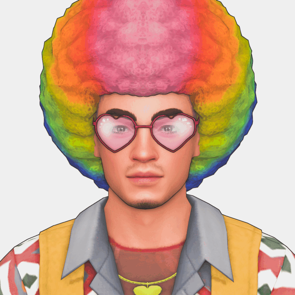 Randy Wig (The Sims Bustin Out to TS4) - The Sims 4 Create a Sim ...