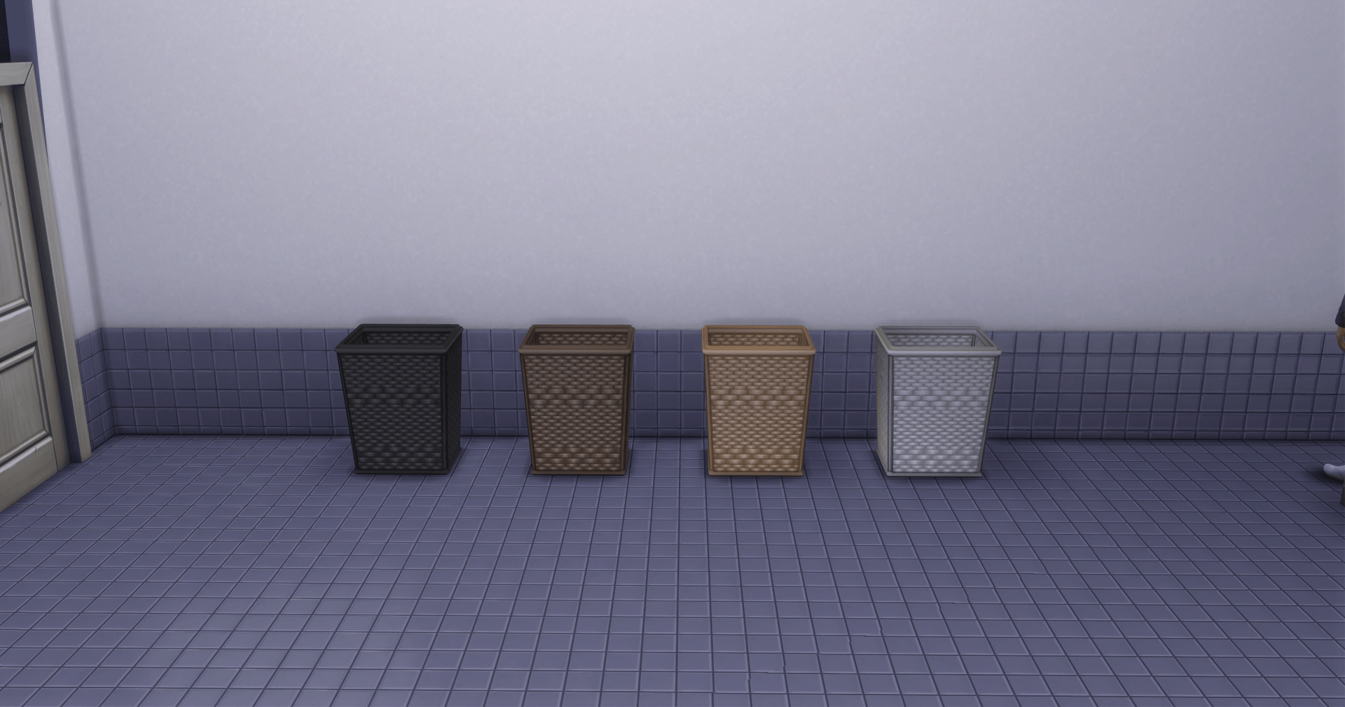 Functional Rectangular Wicker Laundry Hamper - Gallery - The Sims 4 ...